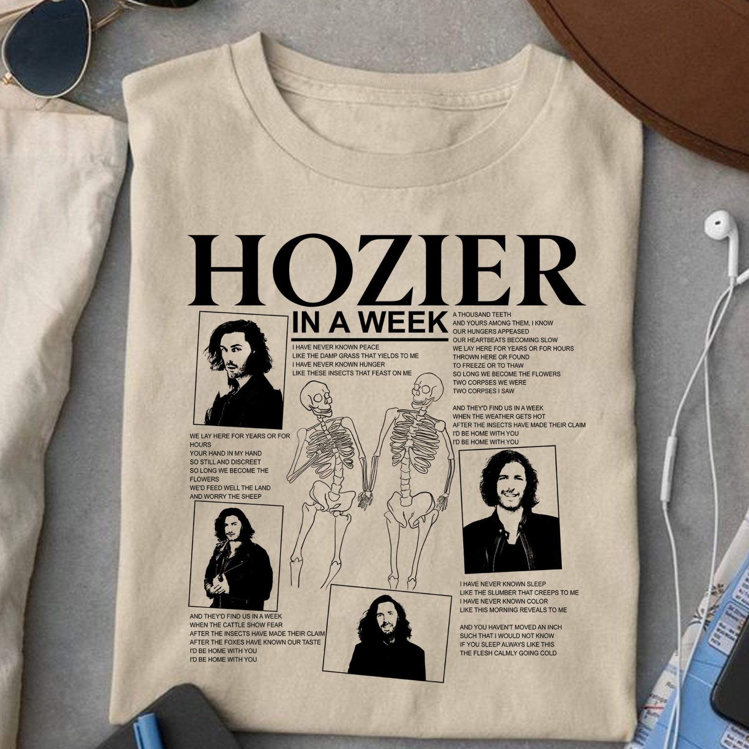 Vintage Hozier In A Week Shirt - Melody Prints