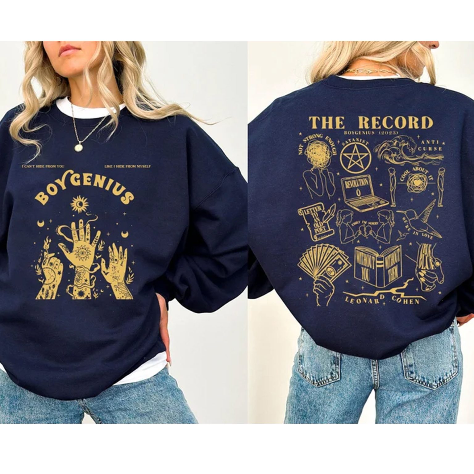 Vintage Boygenius 2side Merch Shirt. - Melody Prints