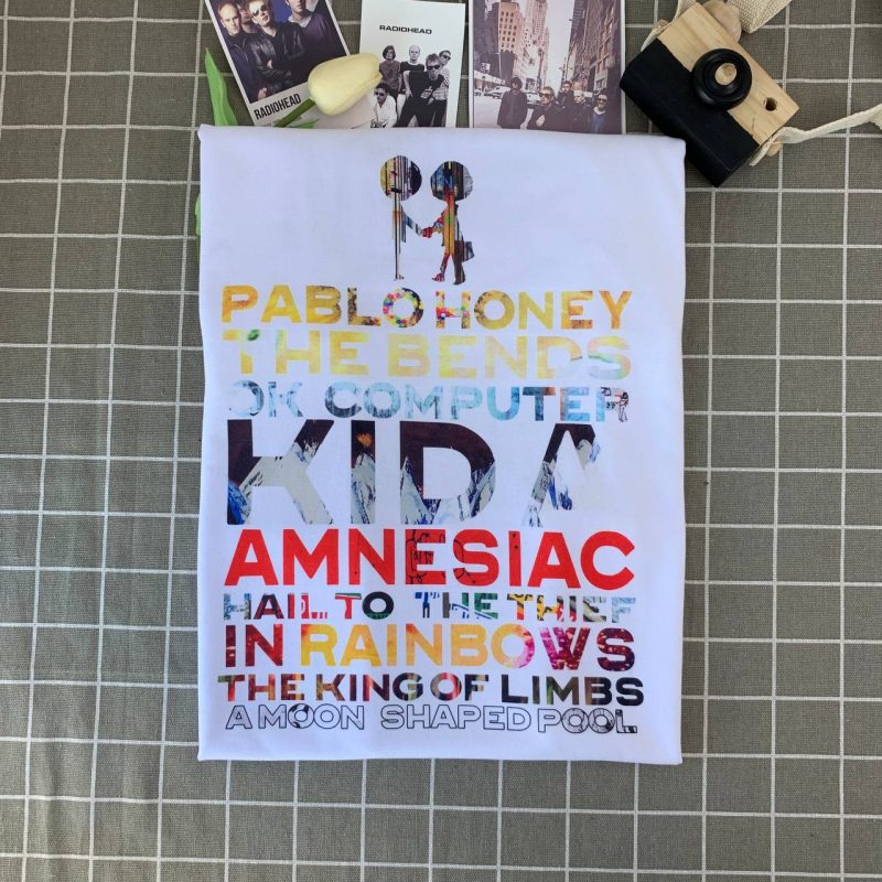 Radiohead Album Letters Shirt - Melody Prints