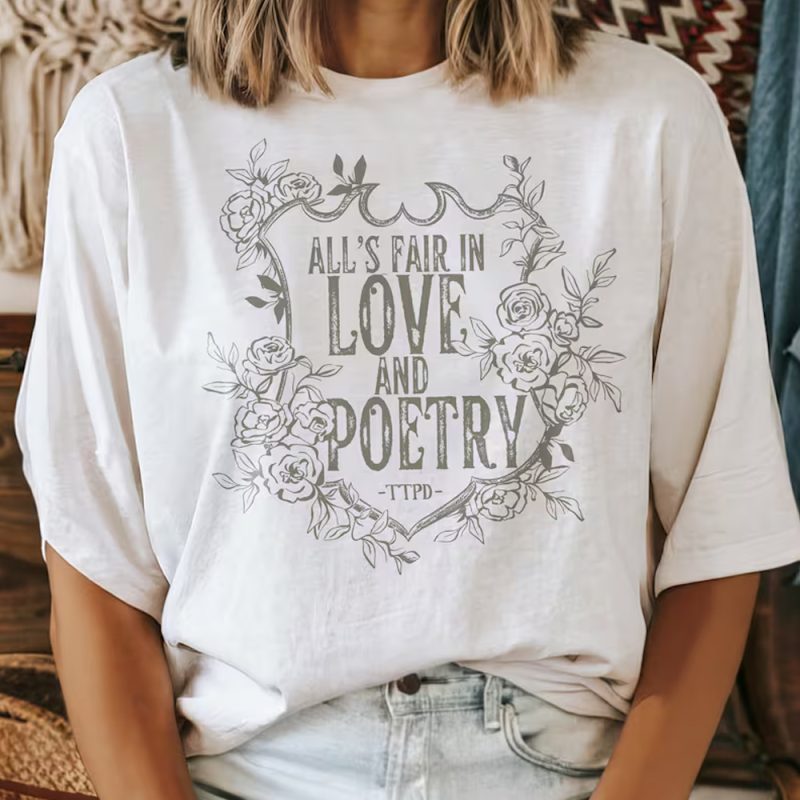 Taylor Swift TTPD All Fair In Love And Poetry Shirt - Melody Prints