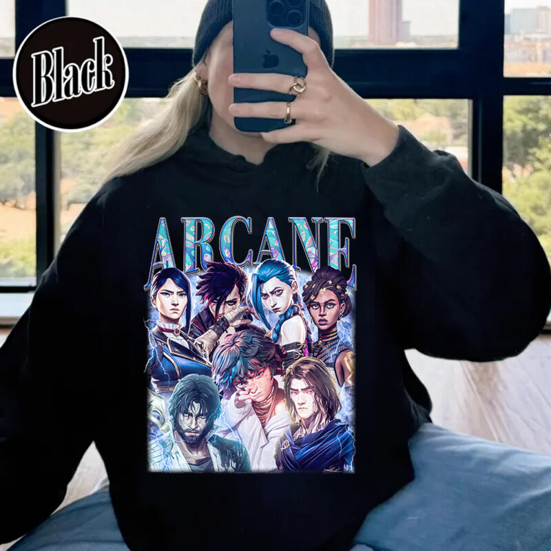 Arcane Game Characters Vintage LOL Shirt - Melody Prints