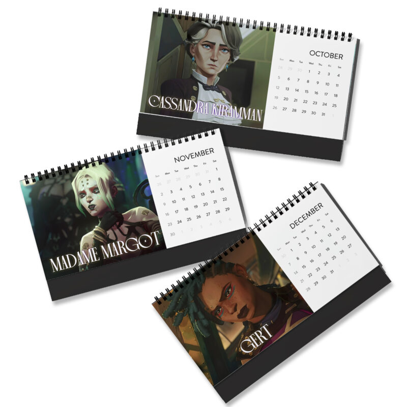 2025 GirlFriends Arcane Desktop Calendar, Arcane 2 Merch, League Of ...
